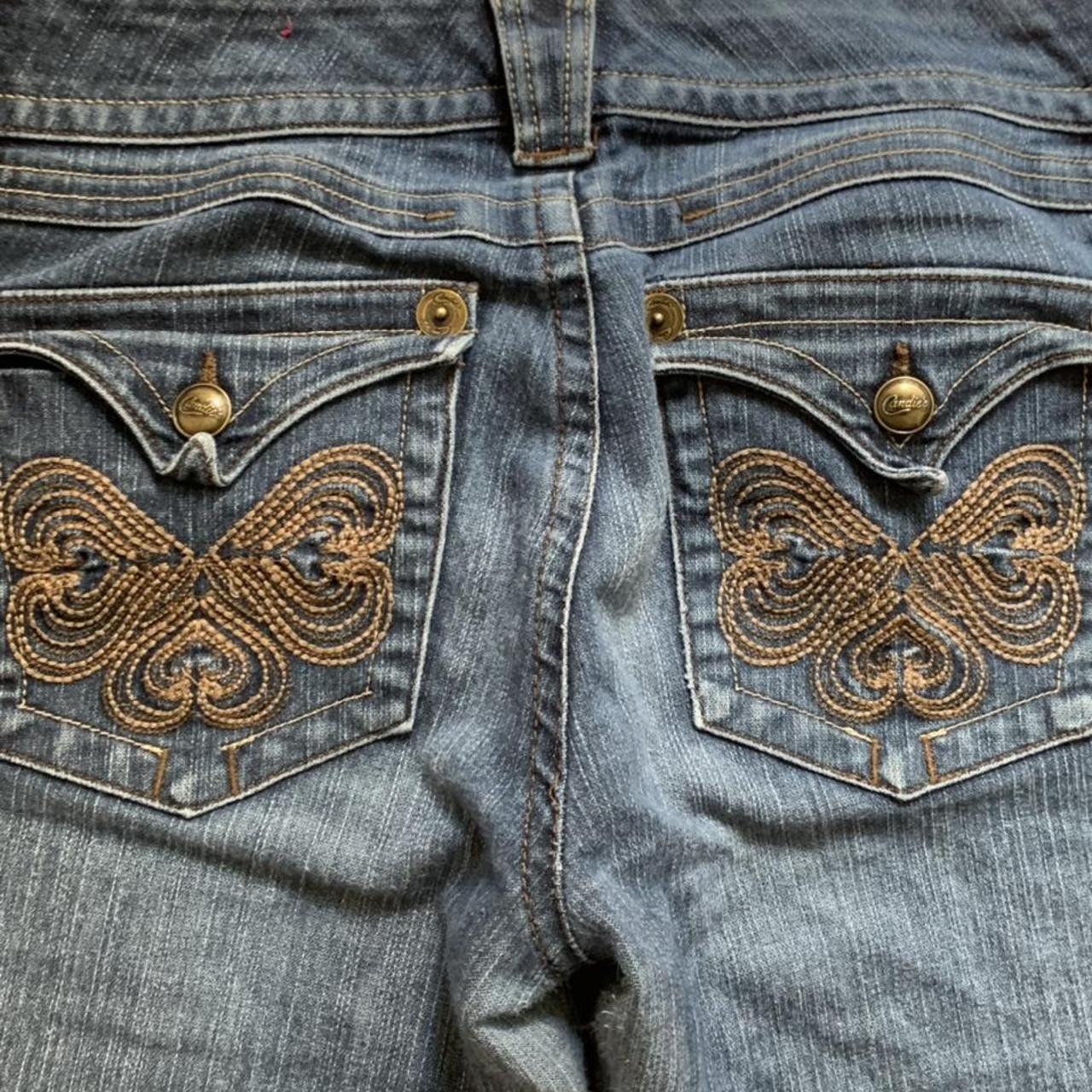 2000s Candies Bootcut Low-waist Jeans 👖💙 So cute and... - Depop