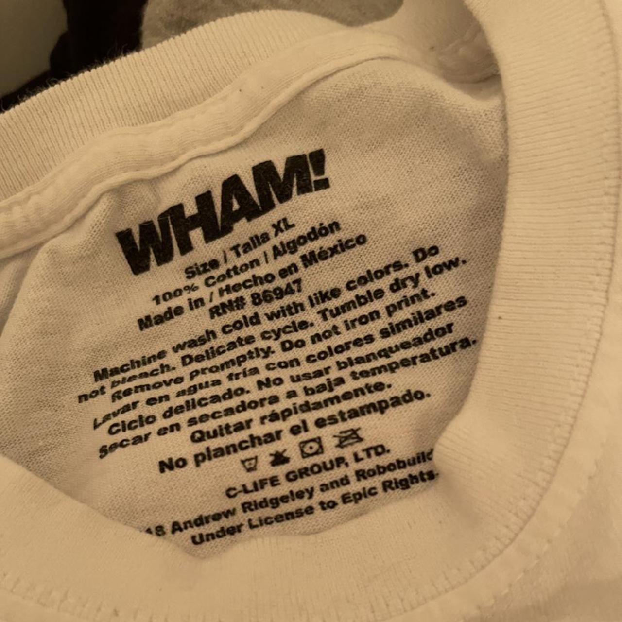 WHAM! Band 80's style long sleeve t-shirt. Size... - Depop