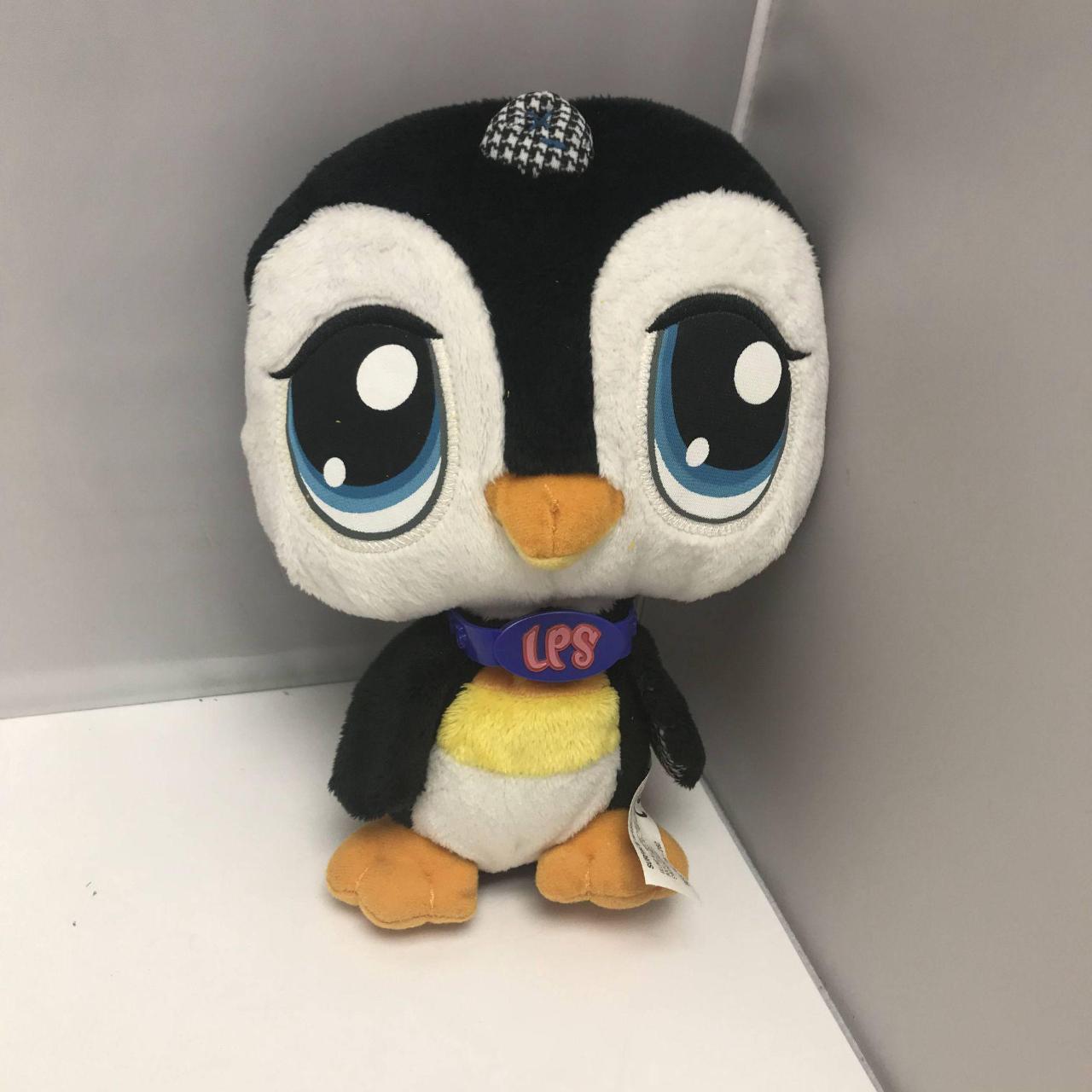 Littlest Pet Shop Hasbro Penguin Pet Plush Stuffed... - Depop