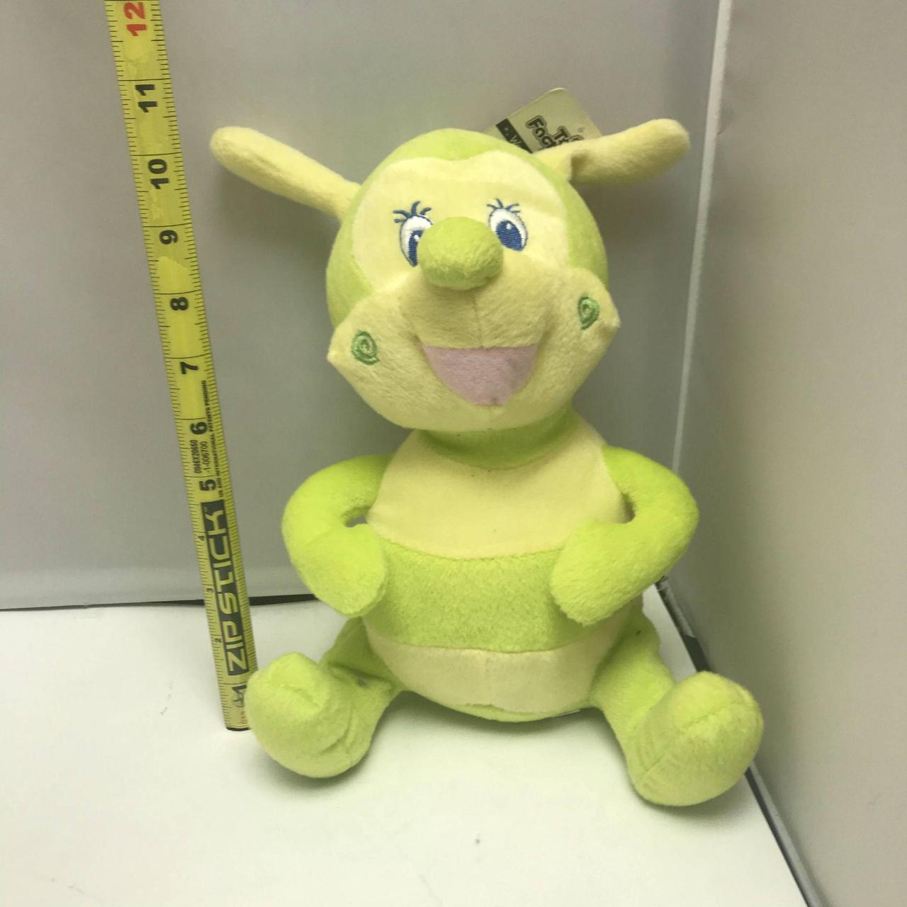 Toy Factory Cute Green Alien Monster Plush Stuffed... - Depop