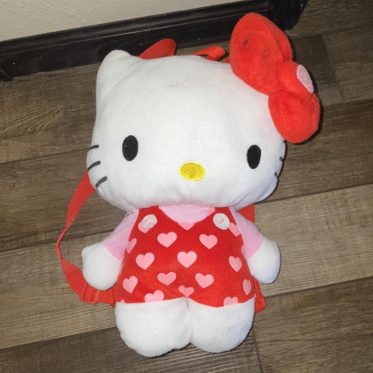 HELLO KITTY PLUSHIE BACKPACK perfect condition... - Depop