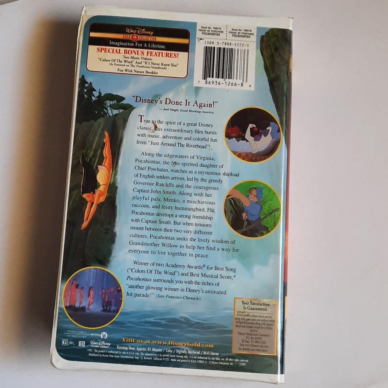 Pocahontas Walt Disney Gold Collection VHS Tape... - Depop Pocahontas Walt Disney Gold Collection VHS Tape... - Depop