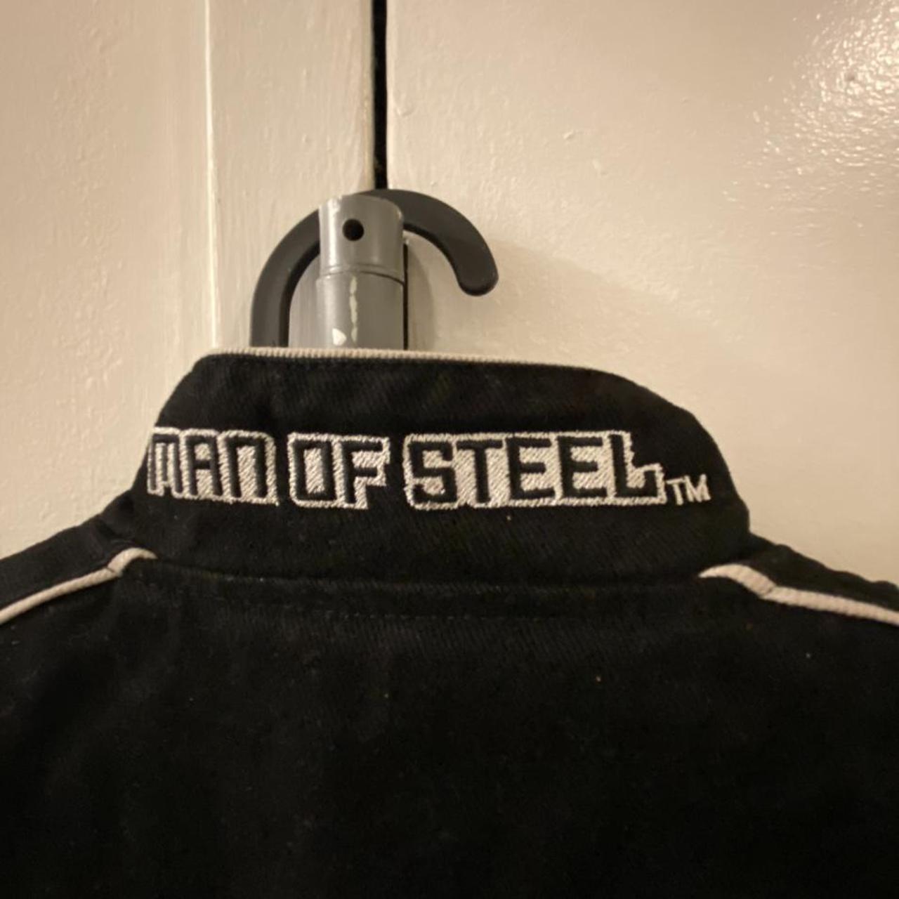 DC Comics Men's Black and Silver Jacket | Depop