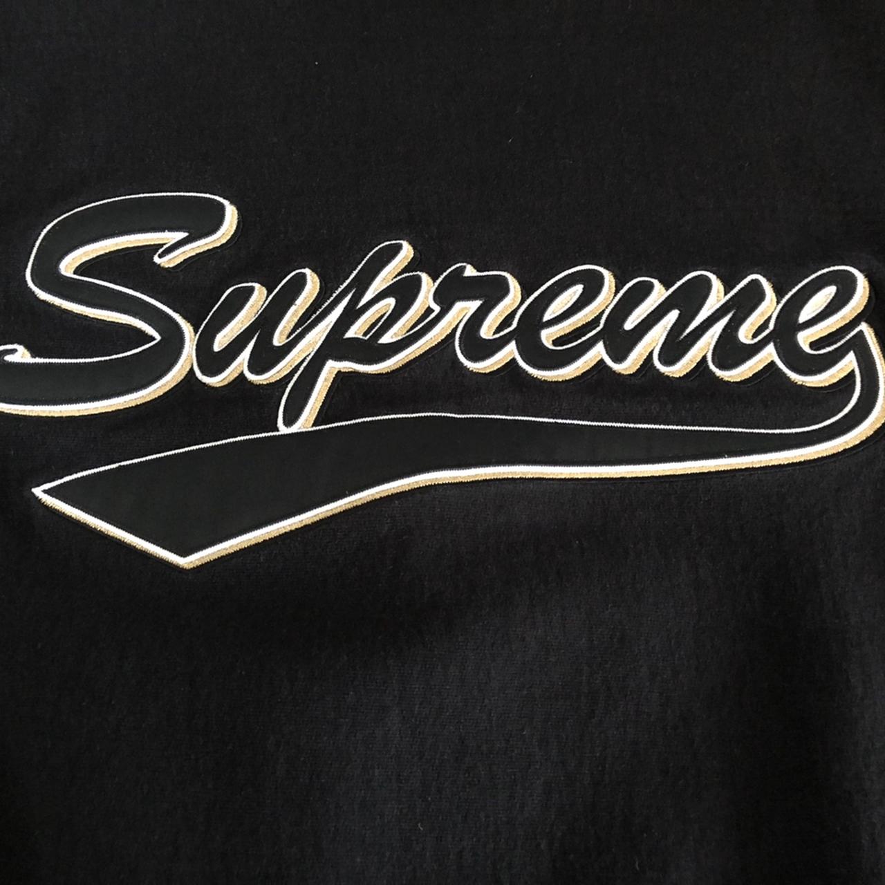 Supreme Brush Script Crewneck Black Size... - Depop