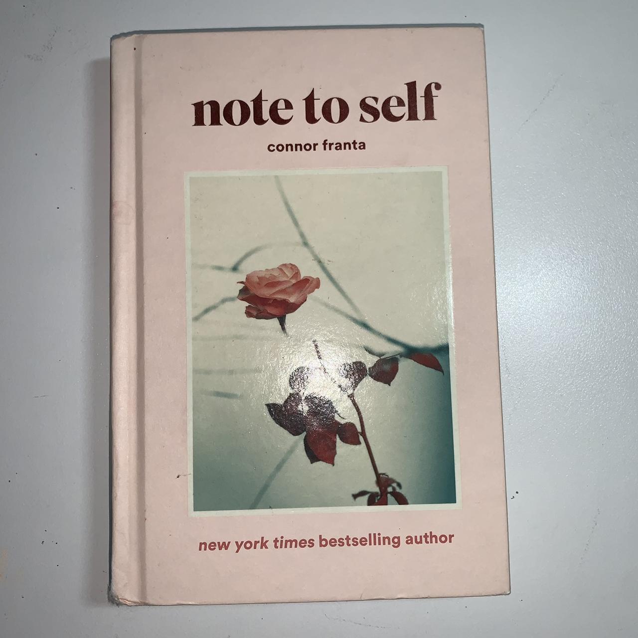 NOTE TO SELF BOOK BY CONNOR FRANTA #novel #poetry... - Depop
