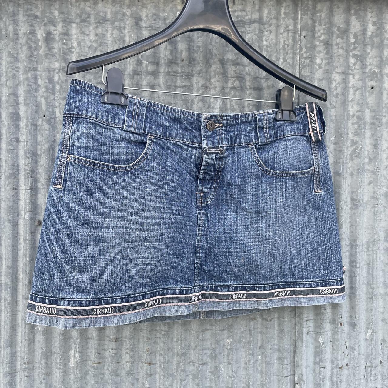 Girls of Dust Women's Blue Skirt | Depop