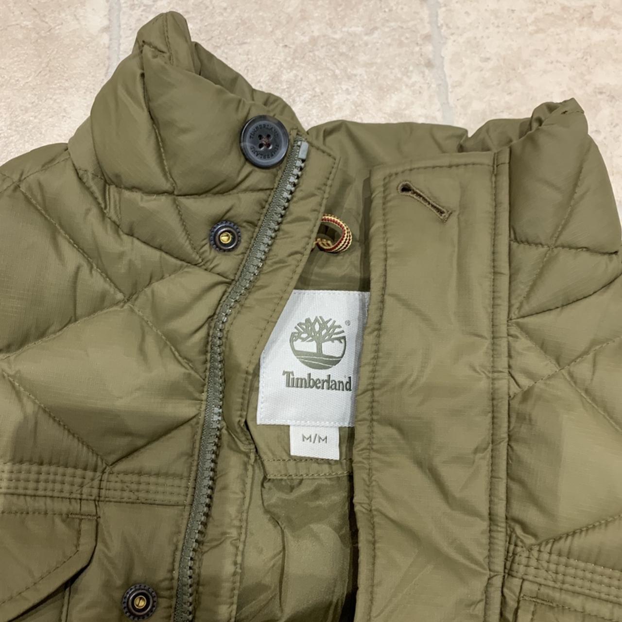 Timberland puffer jacket Size : M Never worn - Depop