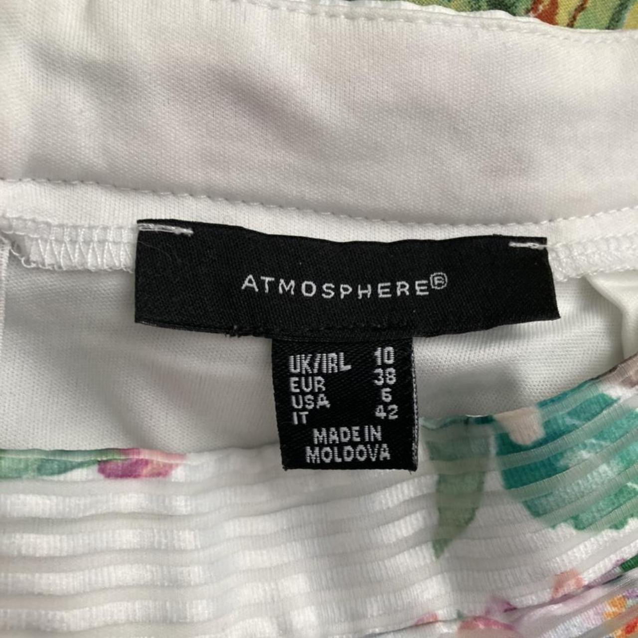 Primark/atmosphere A line skirt with cherry blossom... - Depop