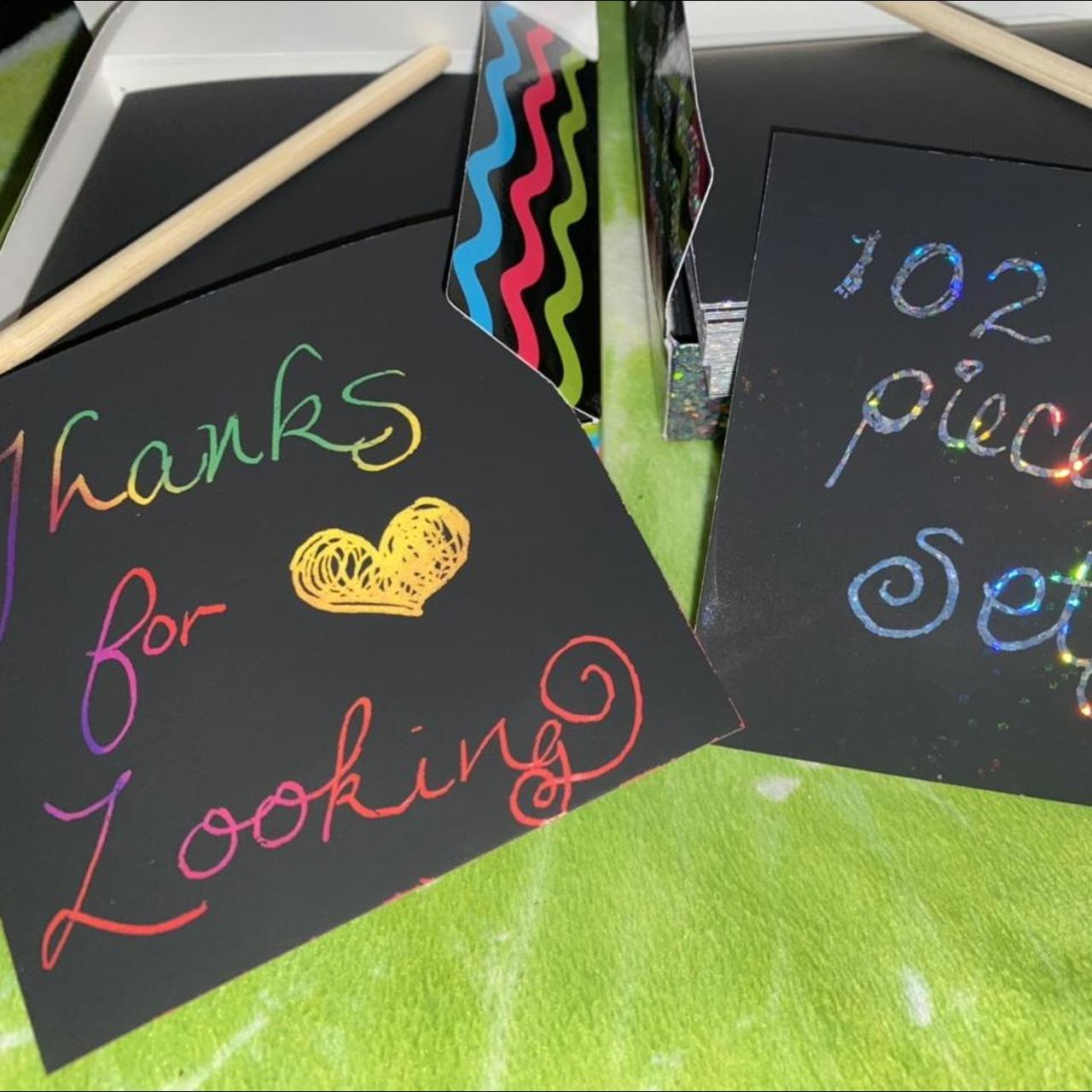 NEW sealed 2 packs set of artist’s scratch paper... - Depop