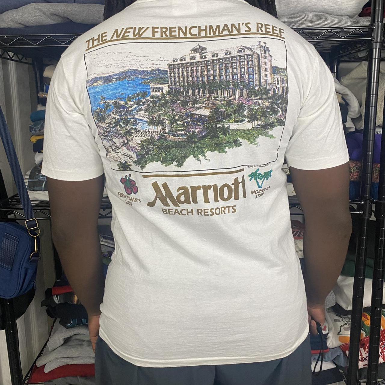 Vintage single stitch Marriott hotel shirt In great... - Depop
