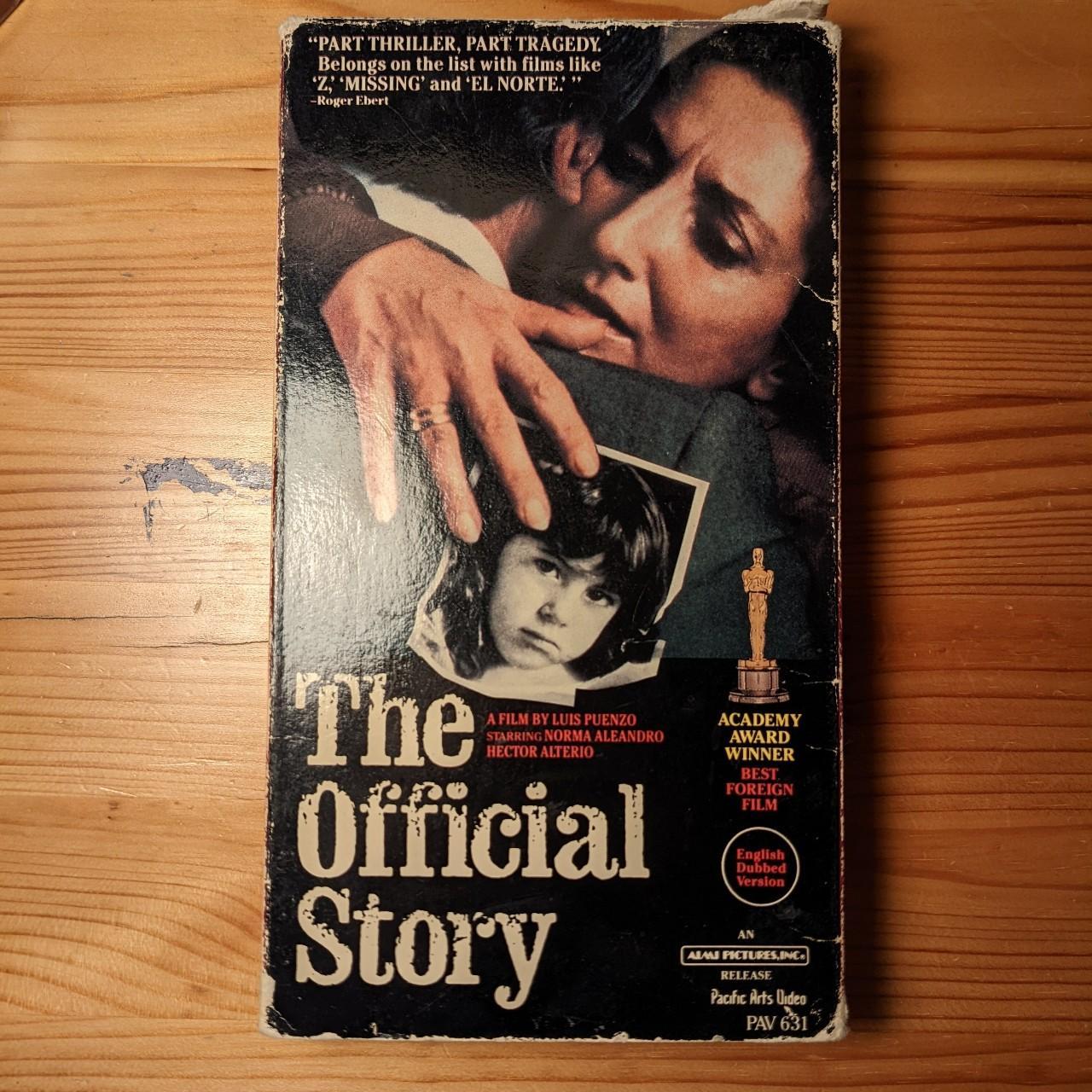 The Official Story on VHS FREE SHIPPING USA English... - Depop
