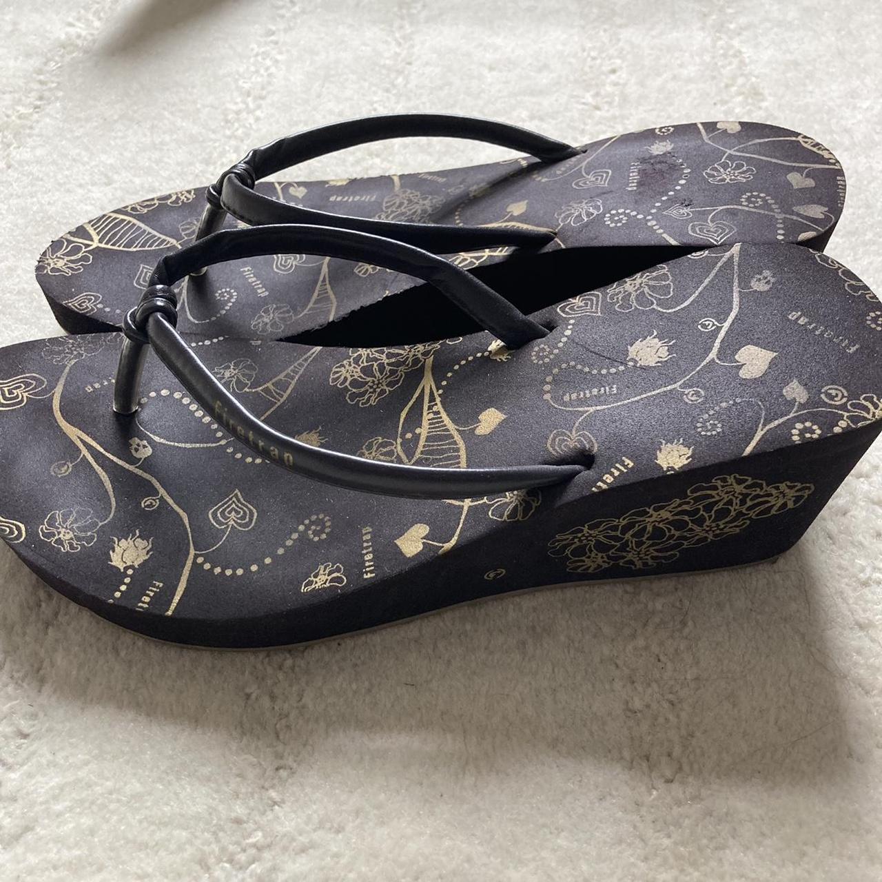 Genuine Y2k era firetrap wedge sandals / platform... | Depop
