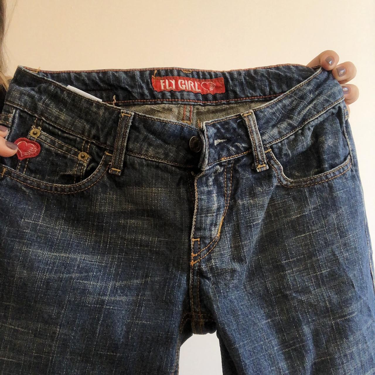 the coolest pair of FLY GIRL jeans, slightly flared... - Depop