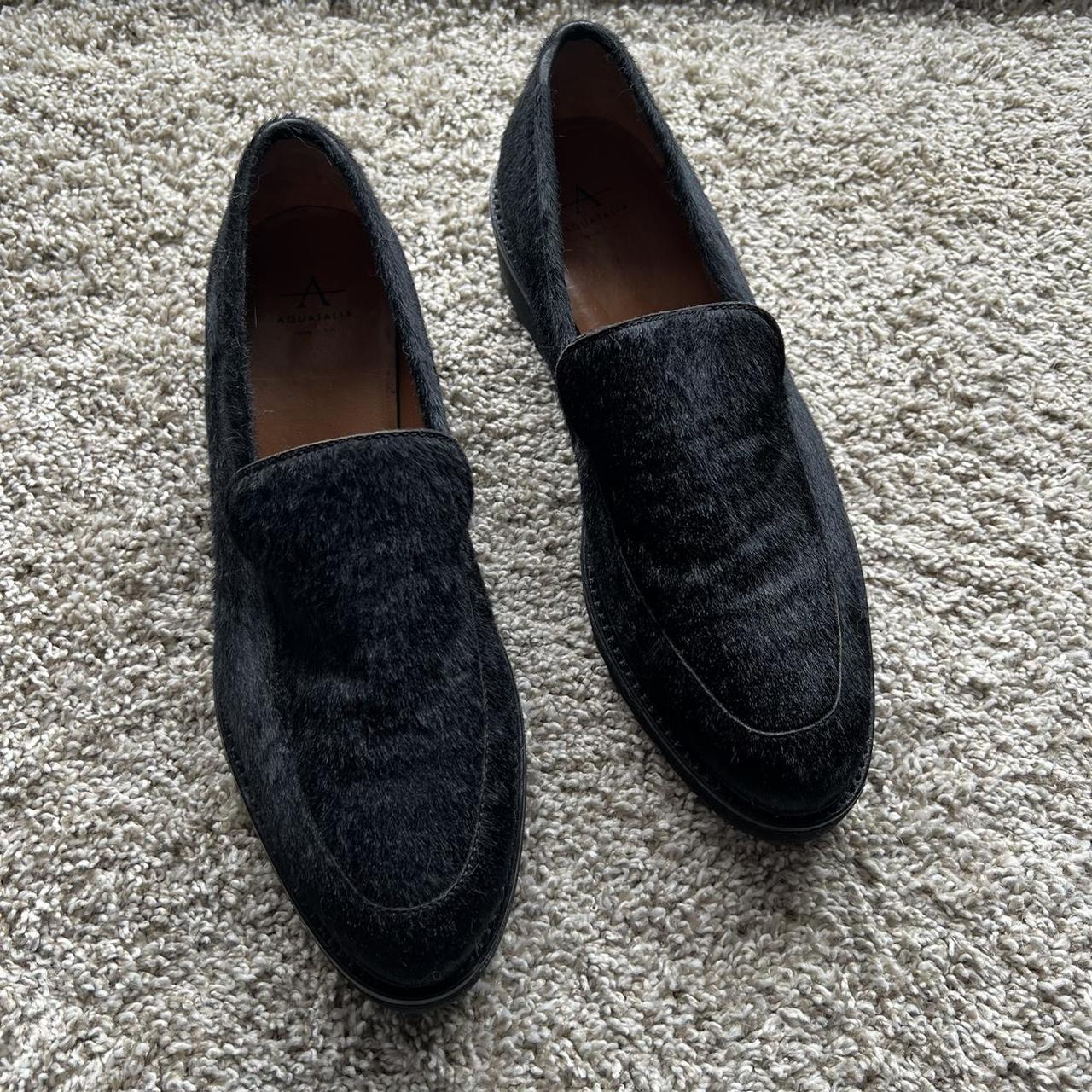 Aquatalia calf hair Kelsey loafers 8.5 Gorgeous calf... - Depop