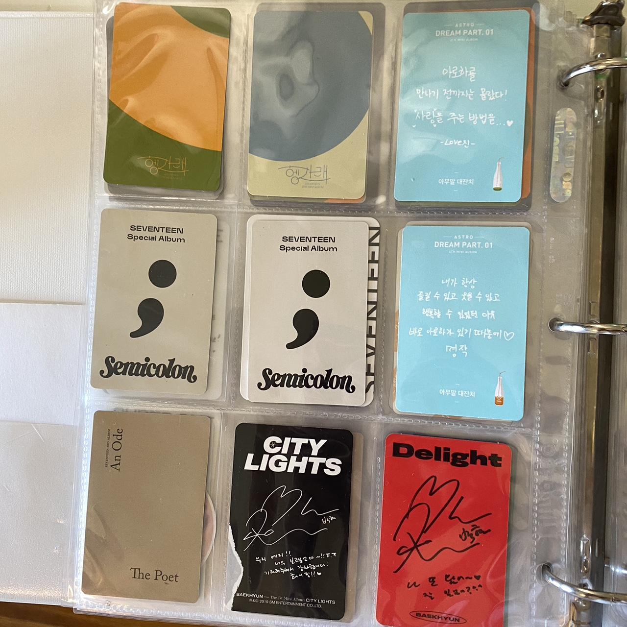 Assorted Seventeen, Astro and Superm photocards all... - Depop