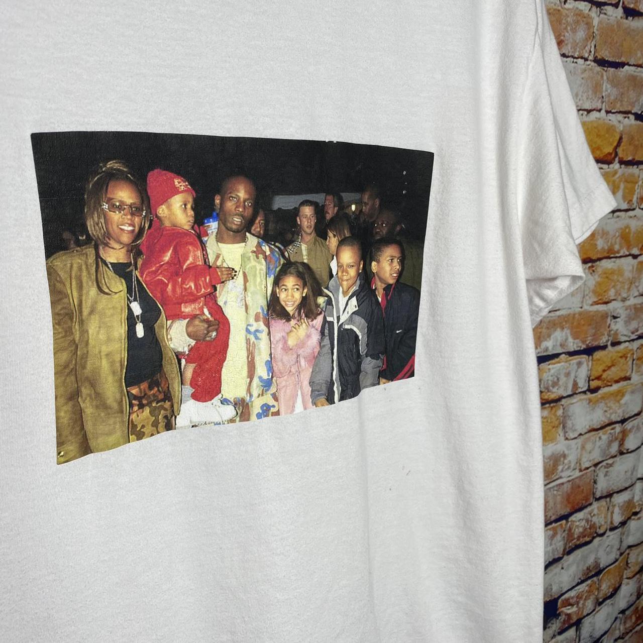 Vintage DMX & His Family Photo T Shirt 00s Size: L... - Depop