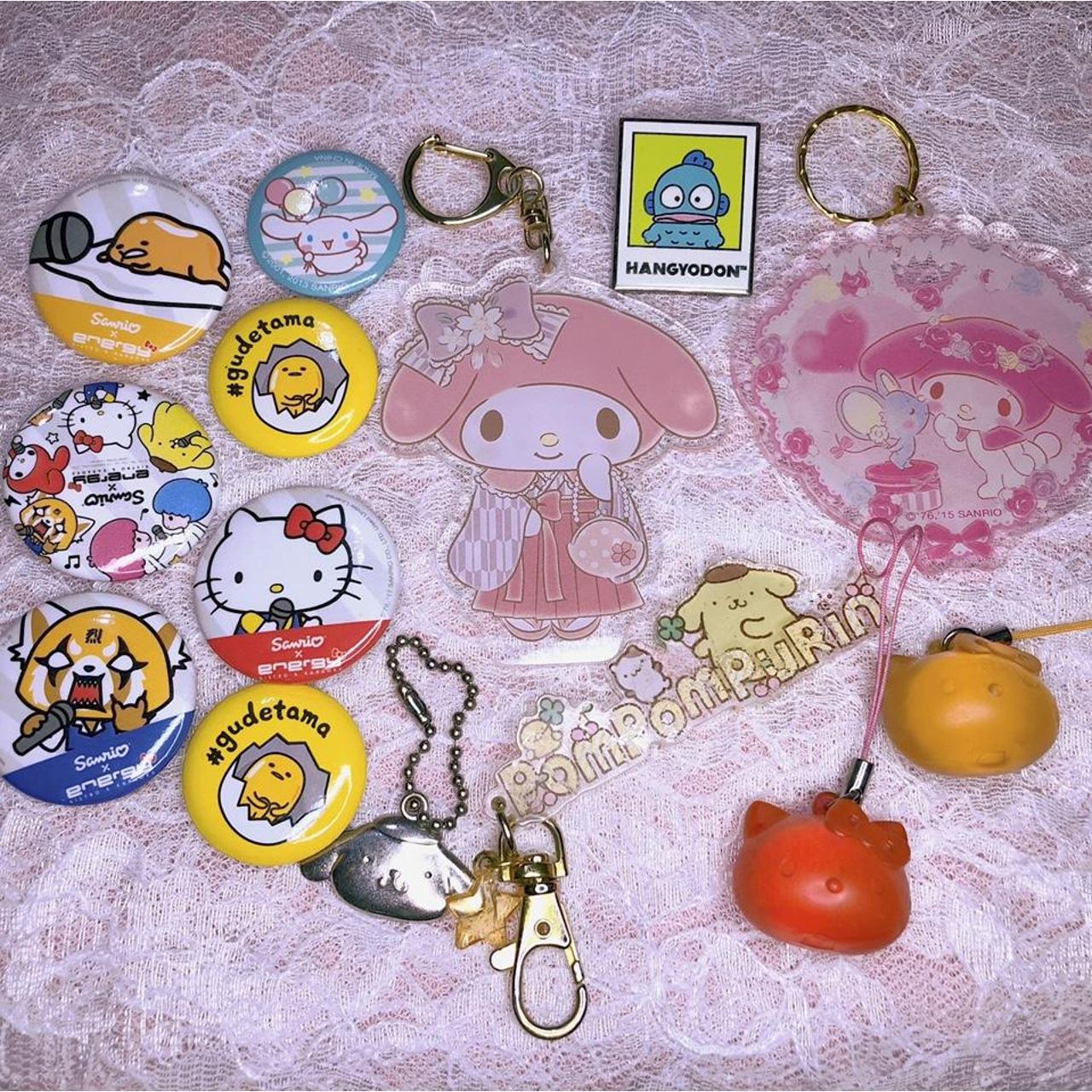 Sanrio lot - 14pc ♥︎ Official sanrio buttons &... - Depop