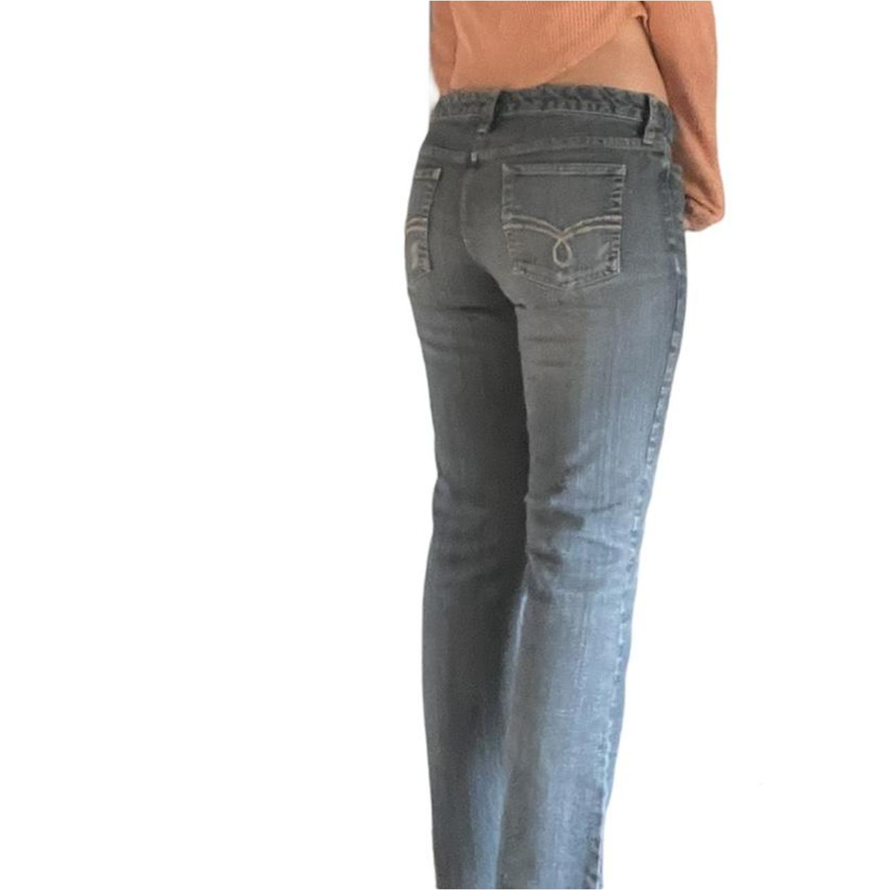 American Rag Cie Women's Navy and Blue Jeans | Depop