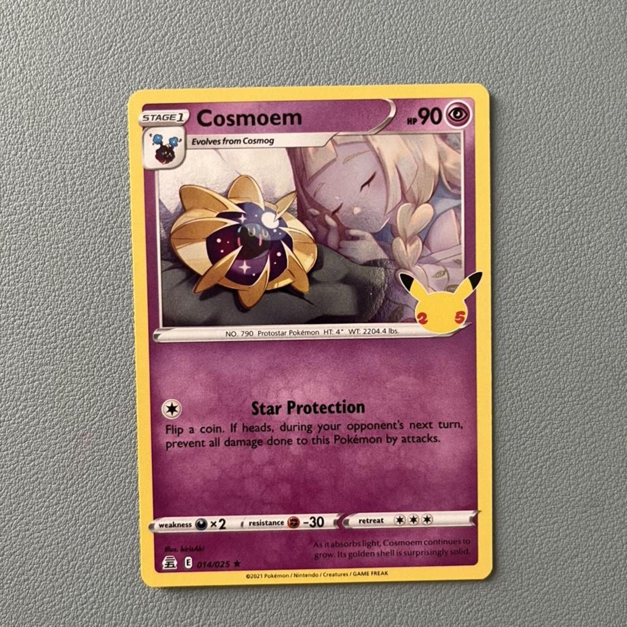cosmoem #14 holo pokemon celebrations trading card -... - Depop
