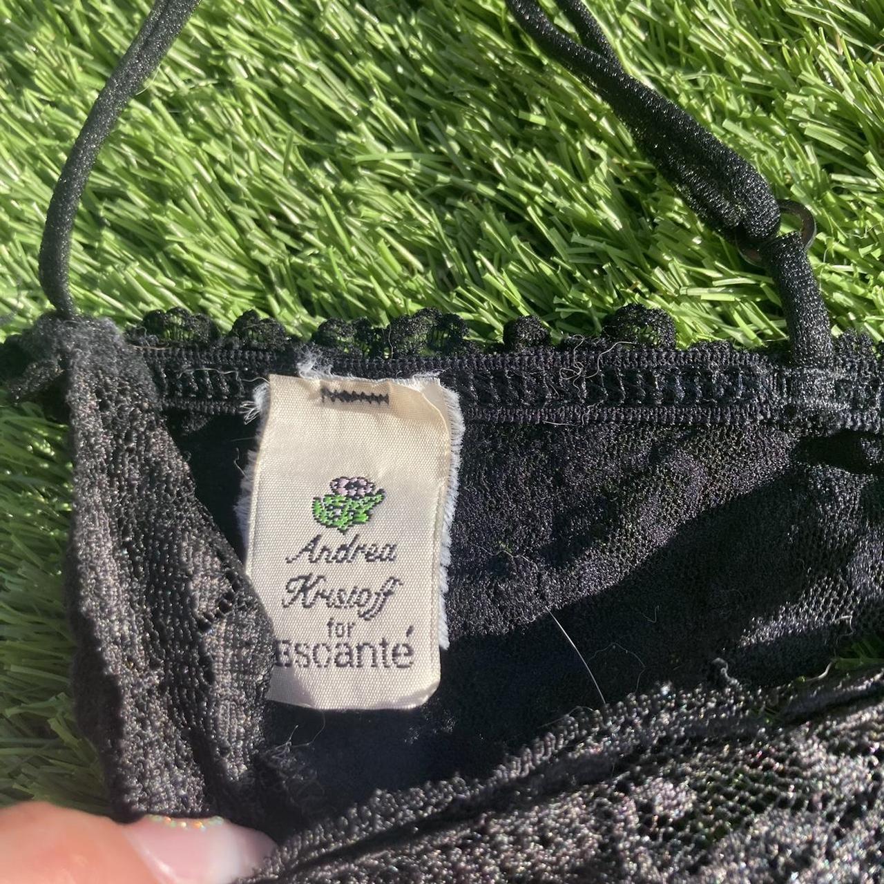 Escante Women's Black Bra | Depop