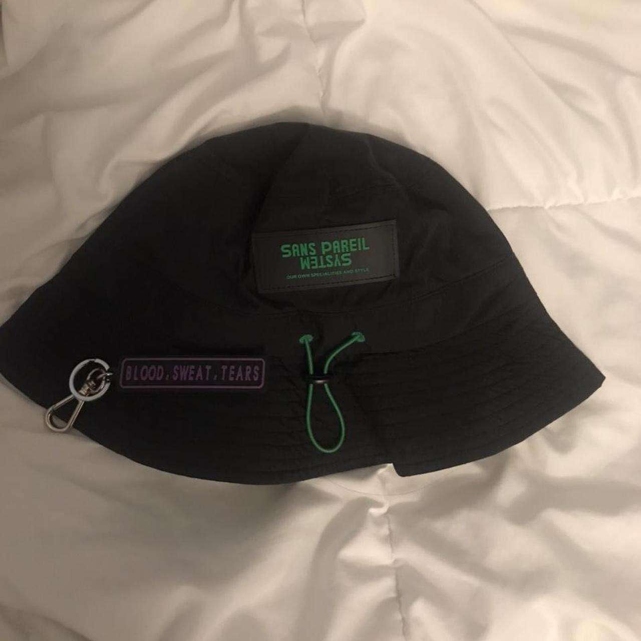 Women's Green and Black Hat | Depop