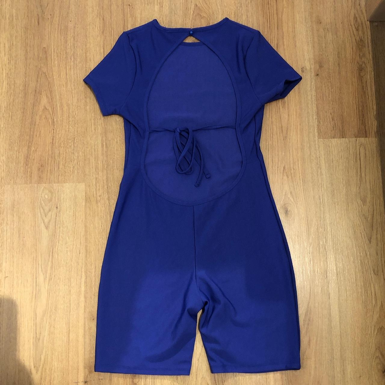 ASOS Women's Purple and Blue Playsuit-romper | Depop