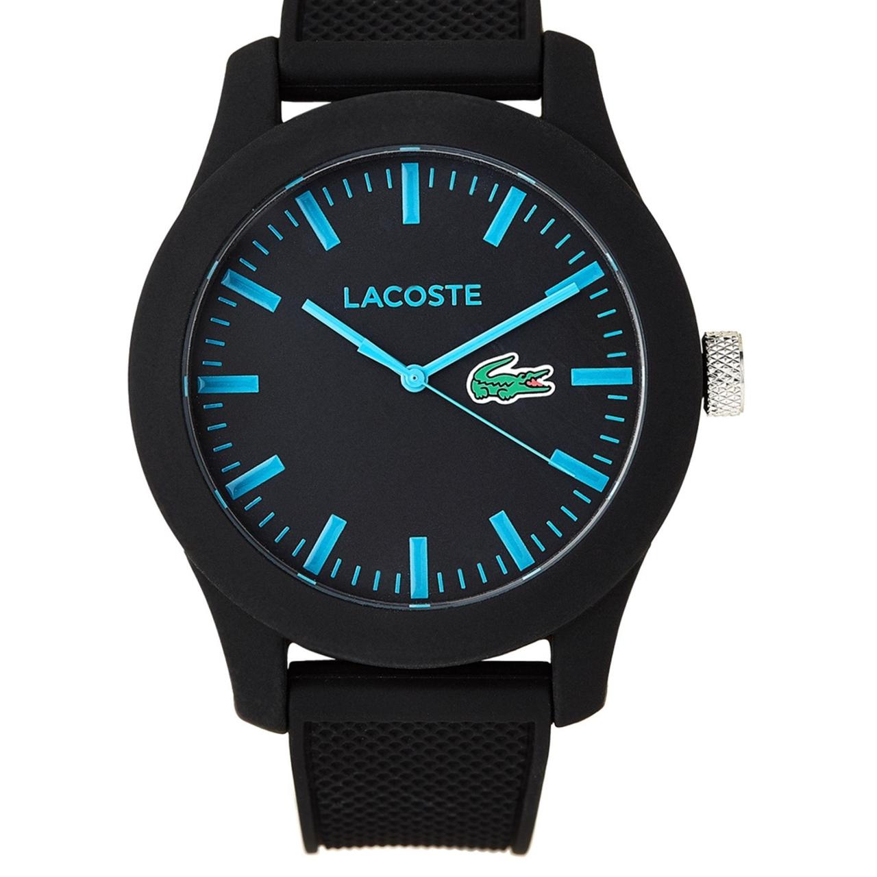 BRAND NEW Lacoste black and blue watch - never worn... - Depop