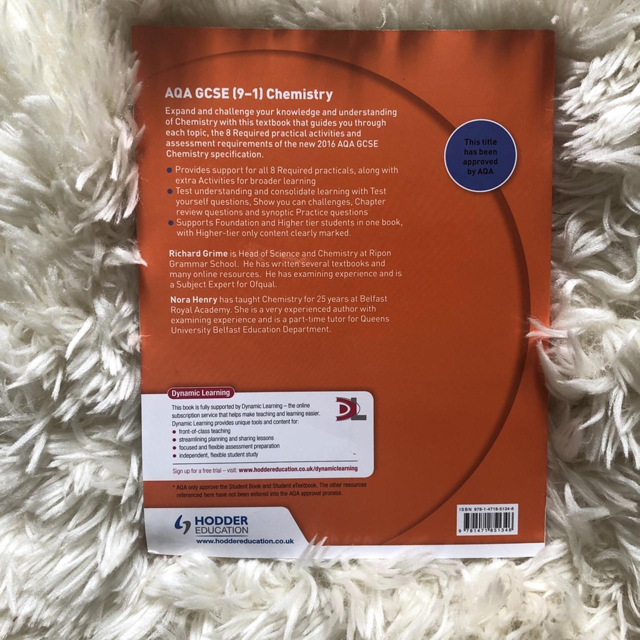 GCSE Chemistry AQA Textbook Immaculate... - Depop