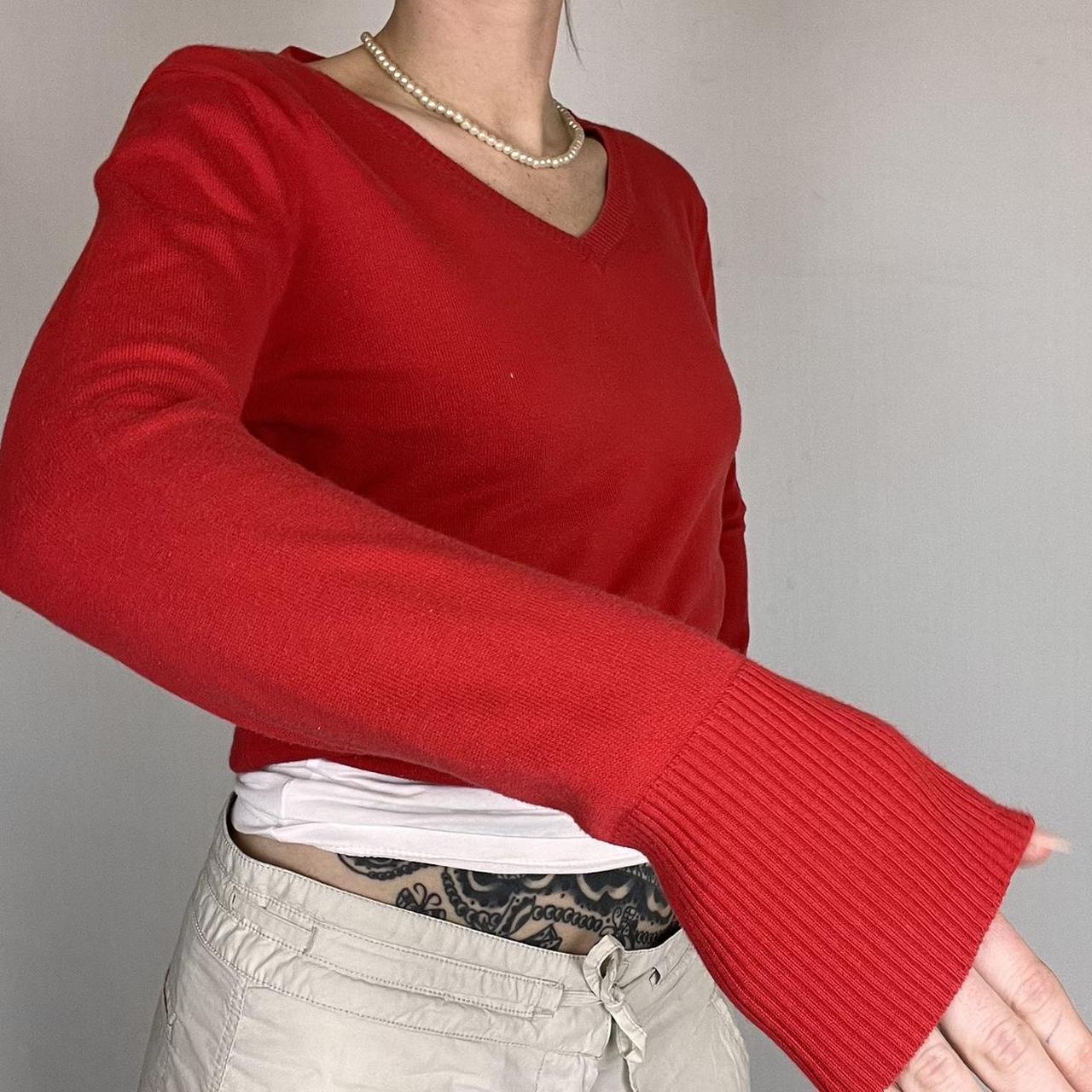 Preppy Red Sweater 🌹 Super soft and comfy,... - Depop