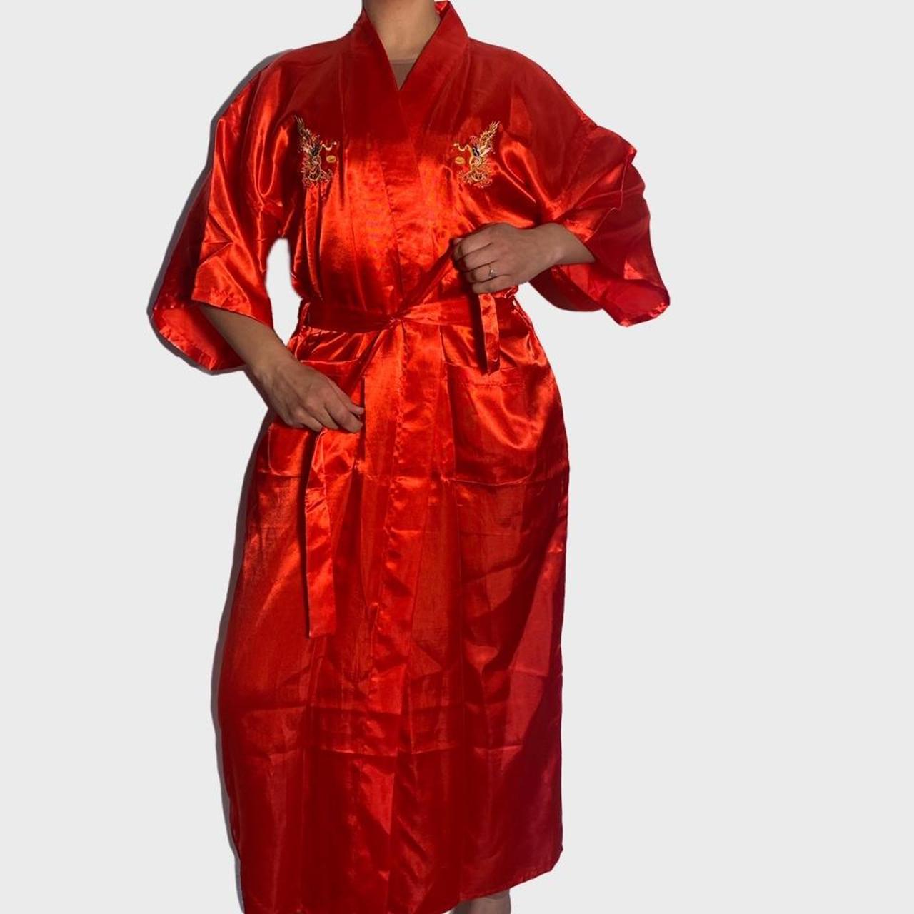 Women's Red Robe | Depop