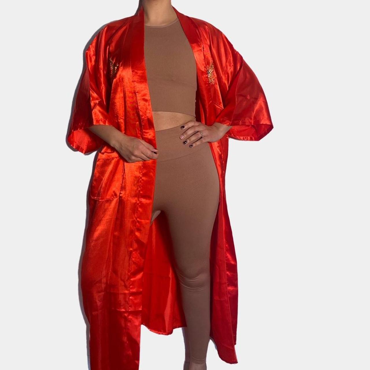 Women's Red Robe | Depop