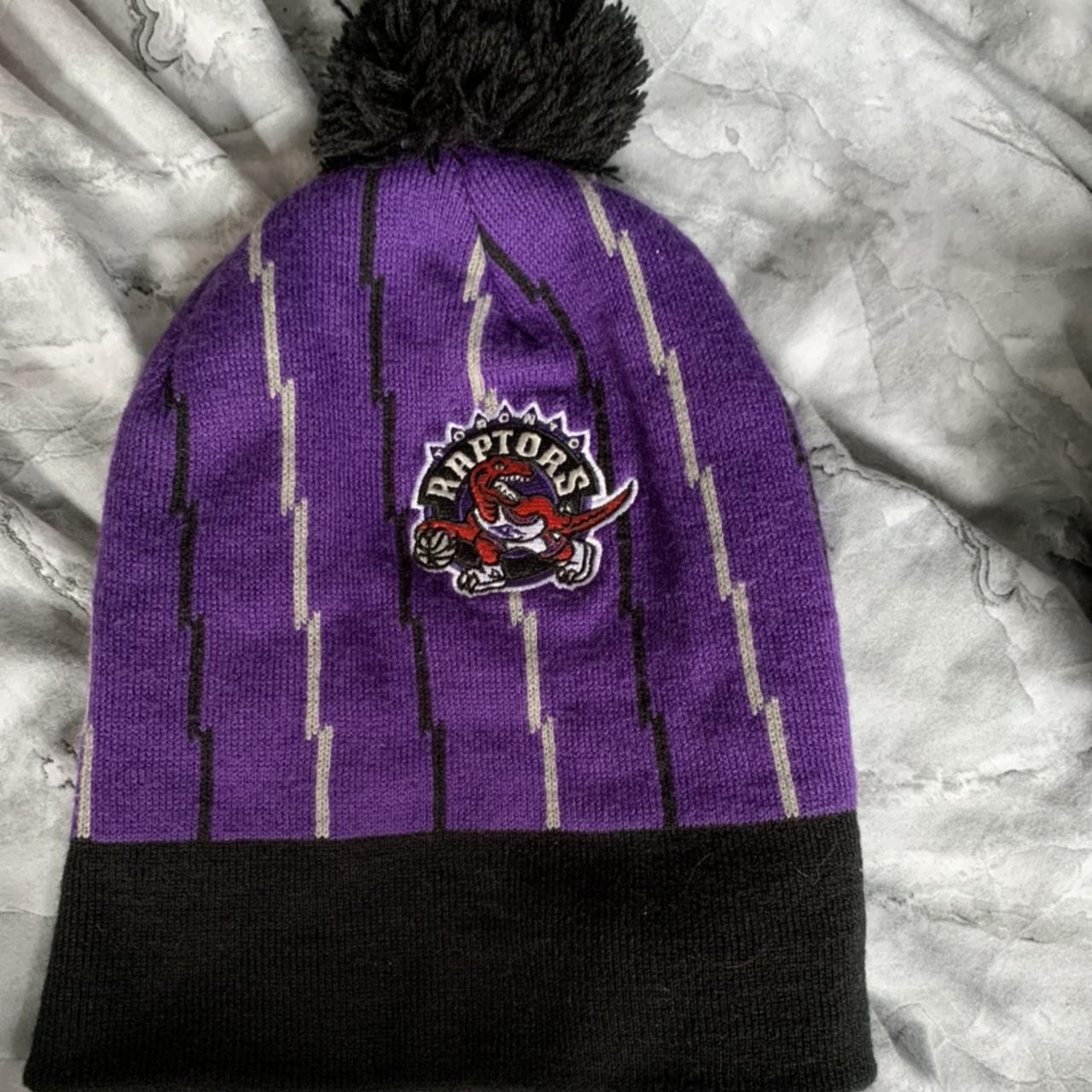 Toronto Raptors Mitchell & Ness Beanie Hat Never... - Depop
