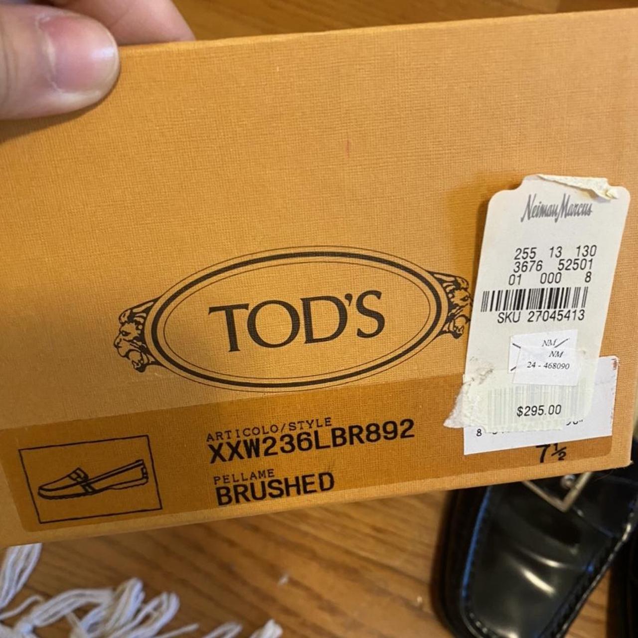 Tods Black Patent Leather Loafers In good... - Depop