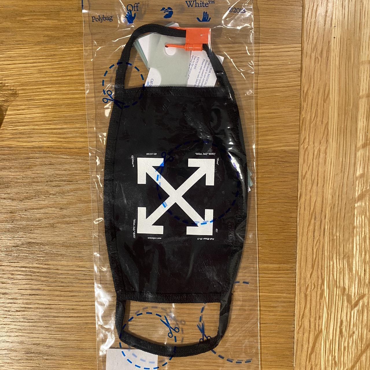 Off white face mask, Brand new with tags and bag, 1... - Depop