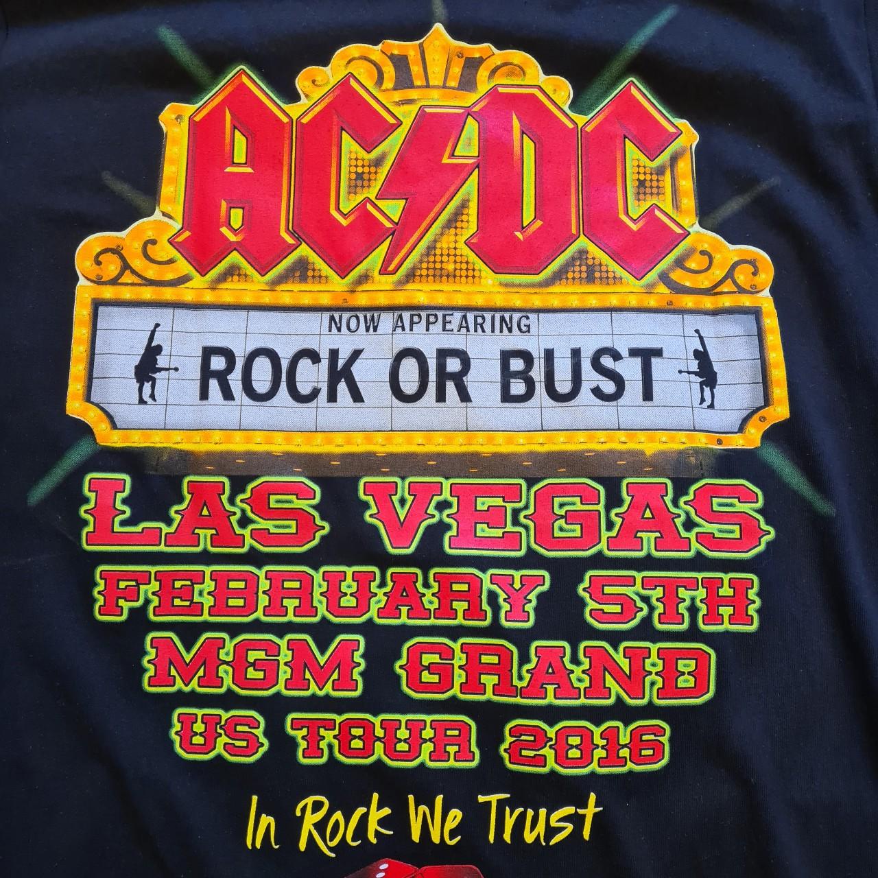 Rare AC/DC 2016 World Tour T-shirt. Reasons X AC/DC.... - Depop