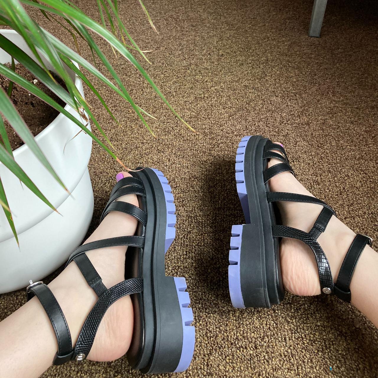 These River Island chunky platform sandals are brand... - Depop