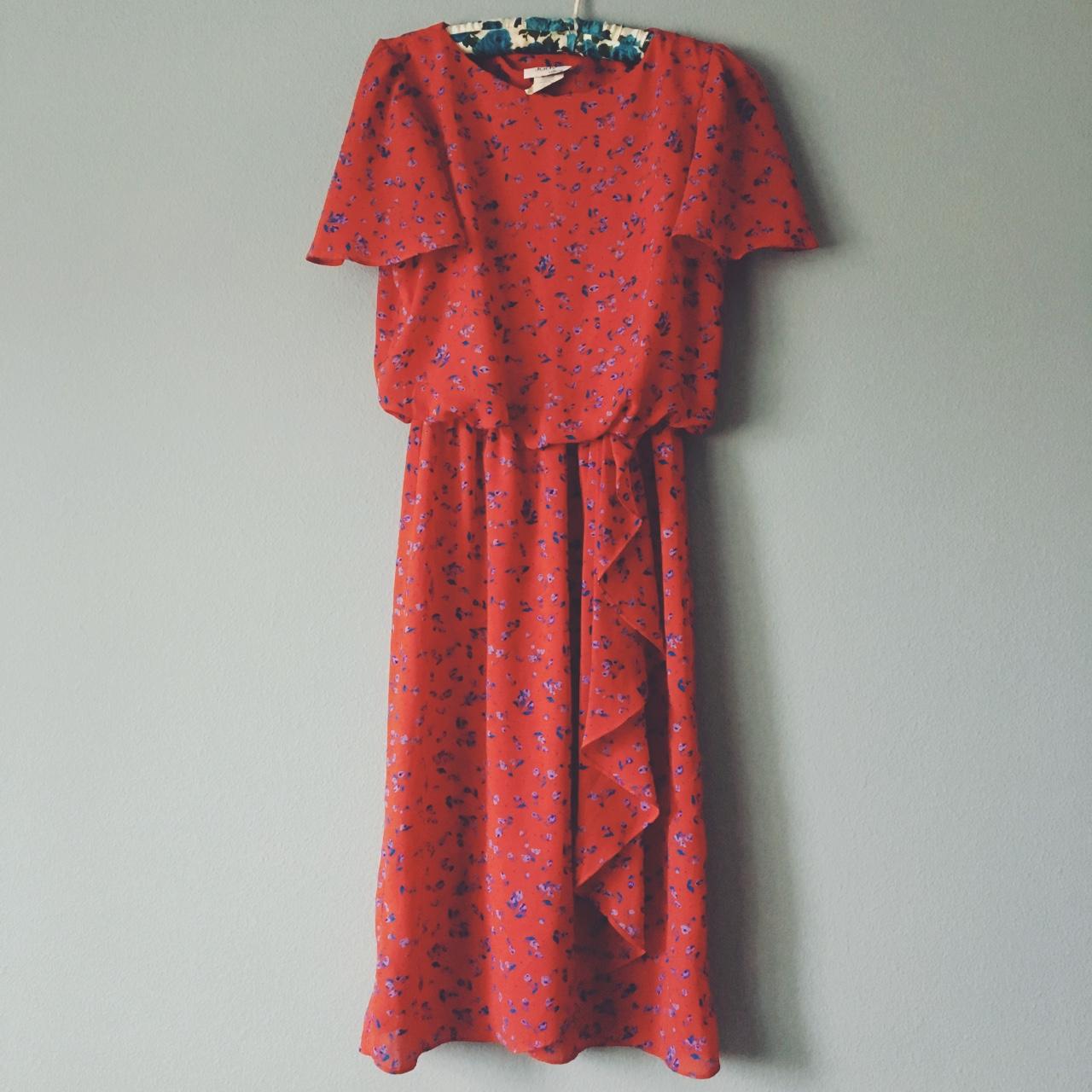Vintage Floral print Dress Lightweight And Depop vintage-floral-print-dress-lightweight-and-depop