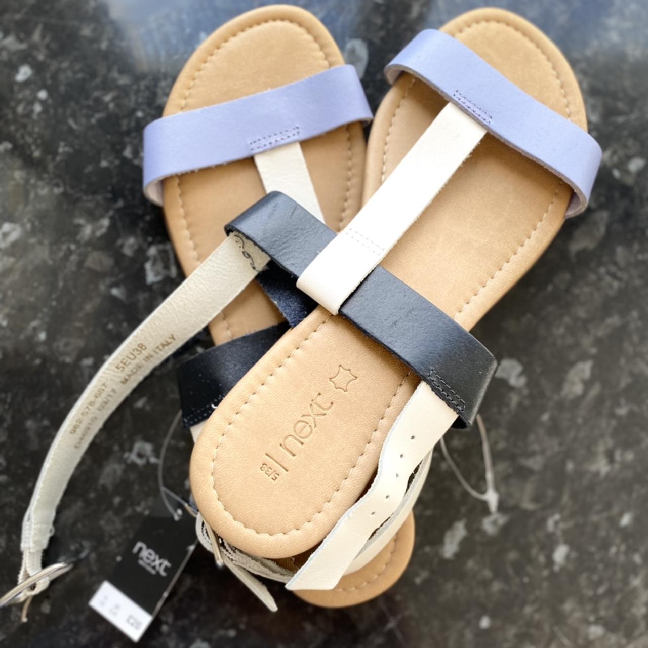 Brand new pair of next sandals with tags! Lilac,... - Depop