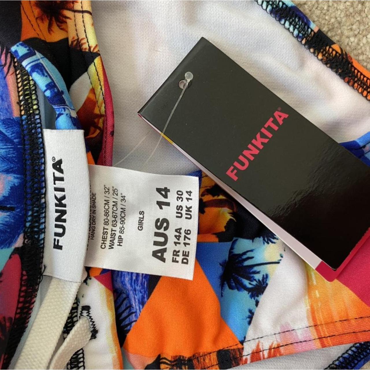 Funkita Geometric beach training swim bottoms... - Depop