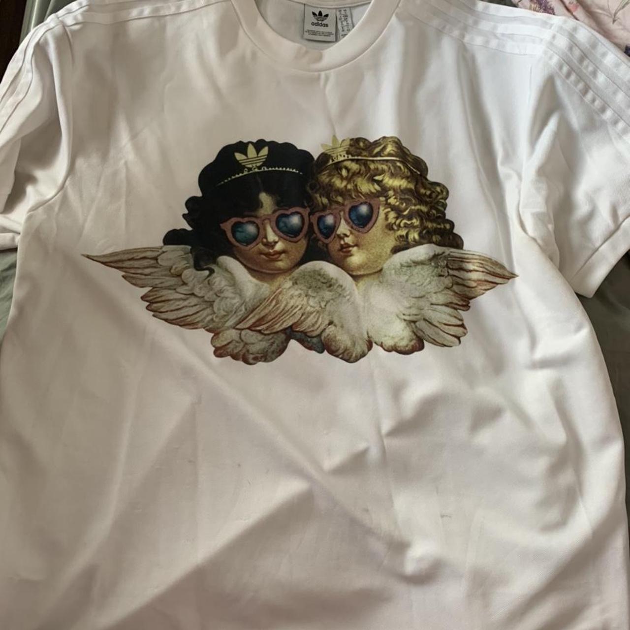 ADIDAS X FIORUCCI cherub T-shirt Only been worn a... - Depop