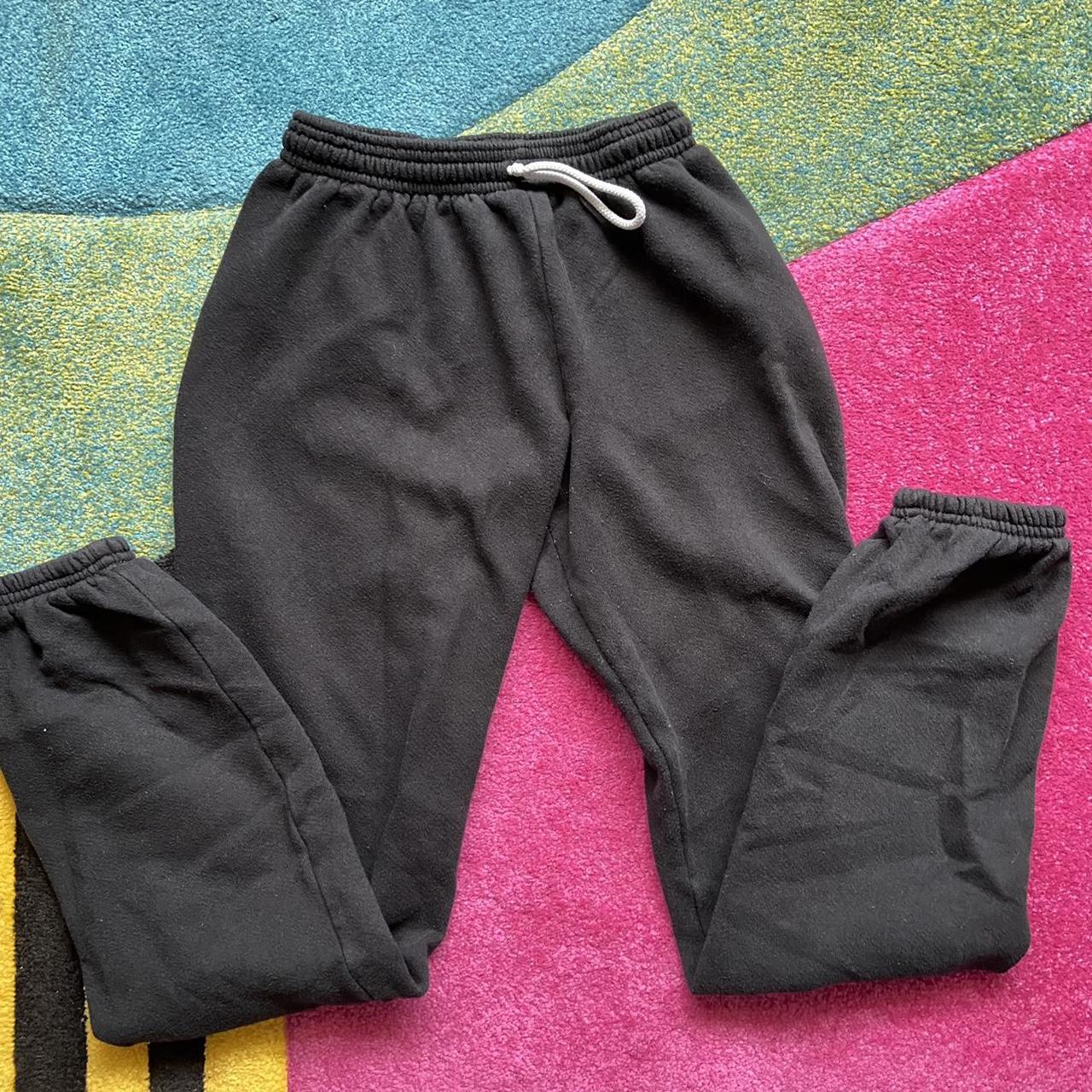 American Apparel Women's Black Joggers-tracksuits | Depop