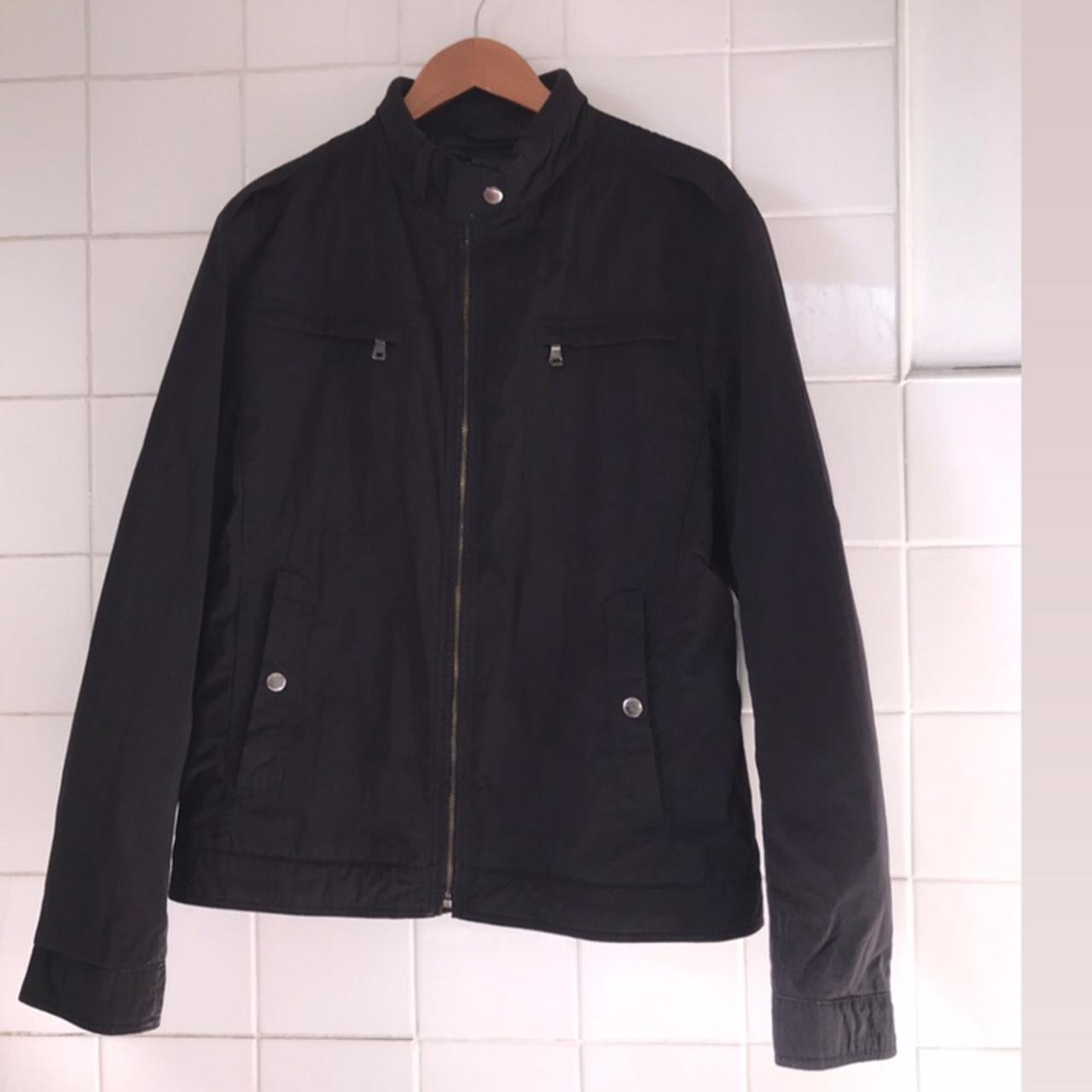 Lightweight Hugo Boss Biker Jacket. Military style,... - Depop