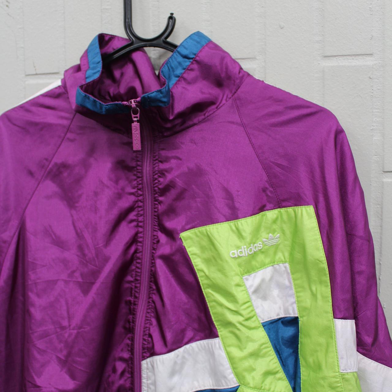 Multi Colourway. Vintage RARE 90s Adidas Abstract/... - Depop