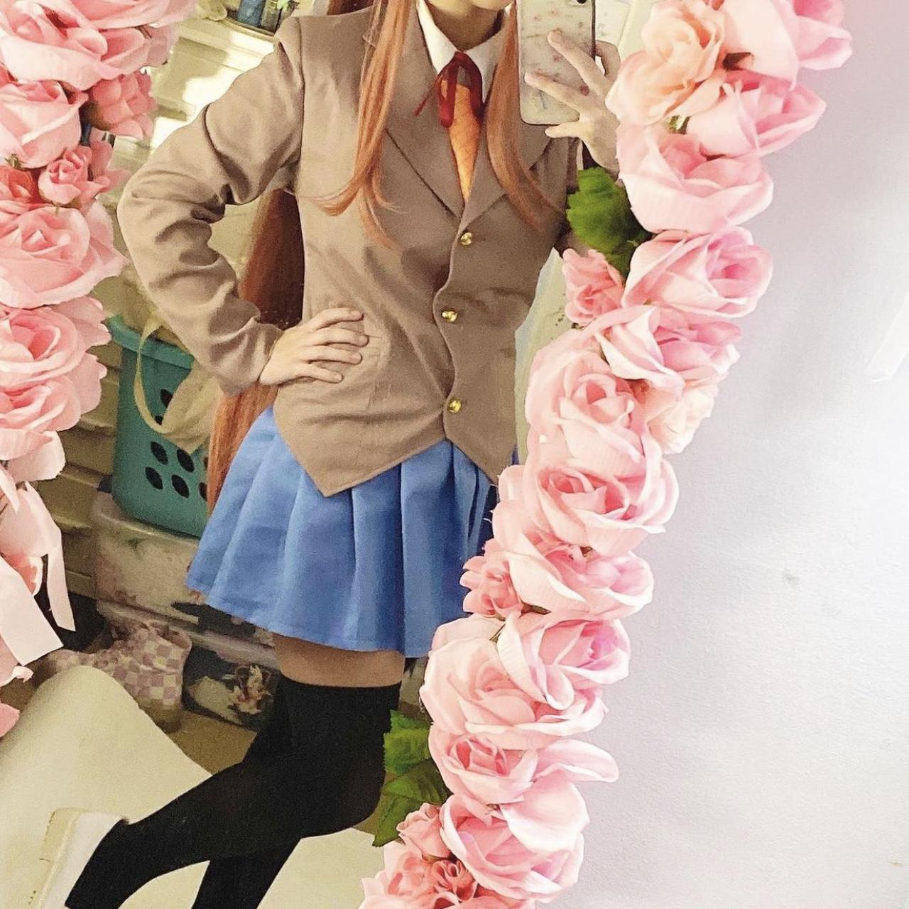 Mic costumes doki doki fit!! Sized medium but I have... - Depop