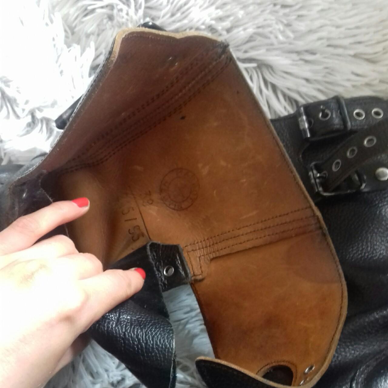 Authentic Vintage Leather Marbot Neuvic Biker Boots.... | Depop