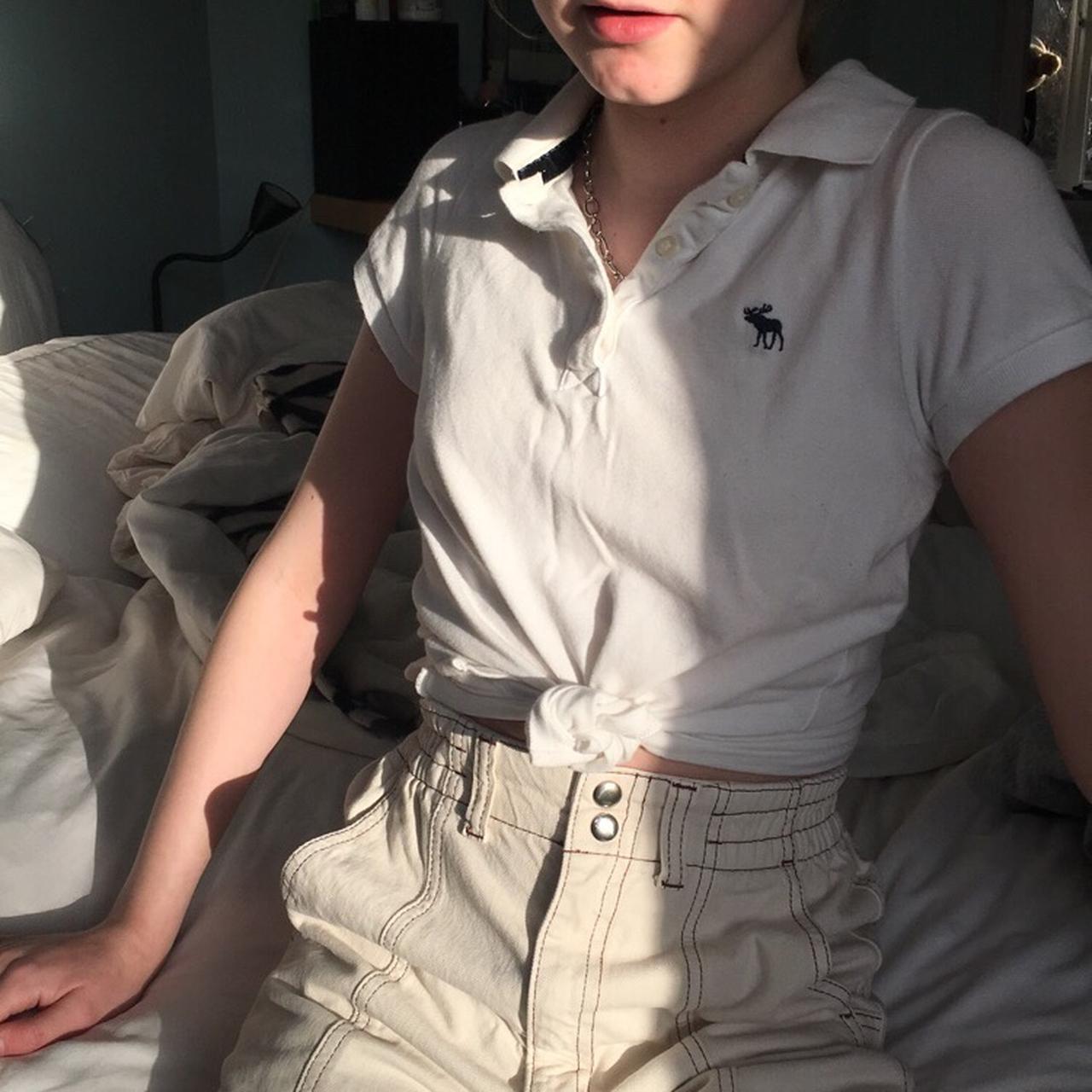 VINTAGE POLO Abercrombie and fitch top⭐️ size Large,... - Depop