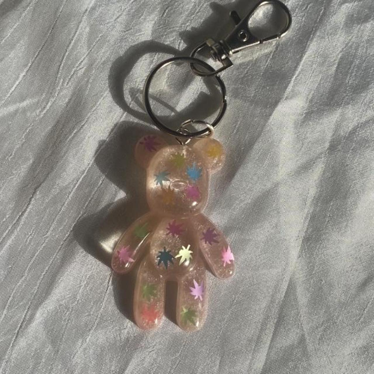 multi colour maple leaf bear earring free UK... - Depop