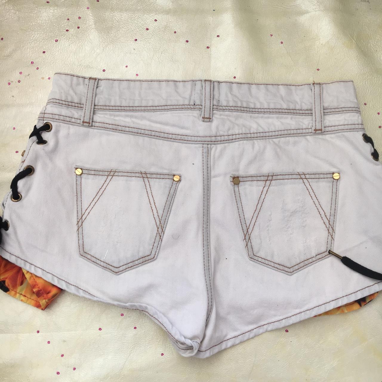 amazing Katie Eary x river island denim shorts in... - Depop