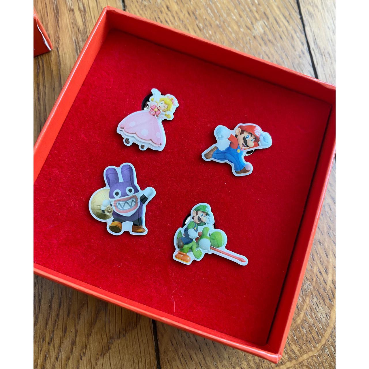 Nintendo New Super Mario Bros U Deluxe Pin Set... - Depop