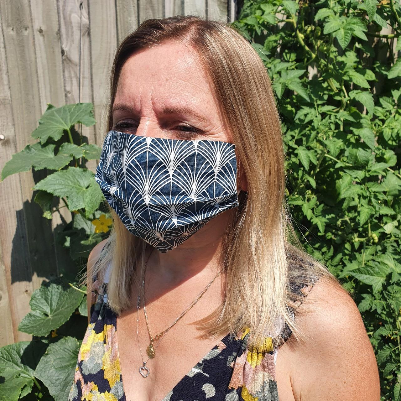 Brand New Blue Palm Mask All sizes available: Adult... - Depop